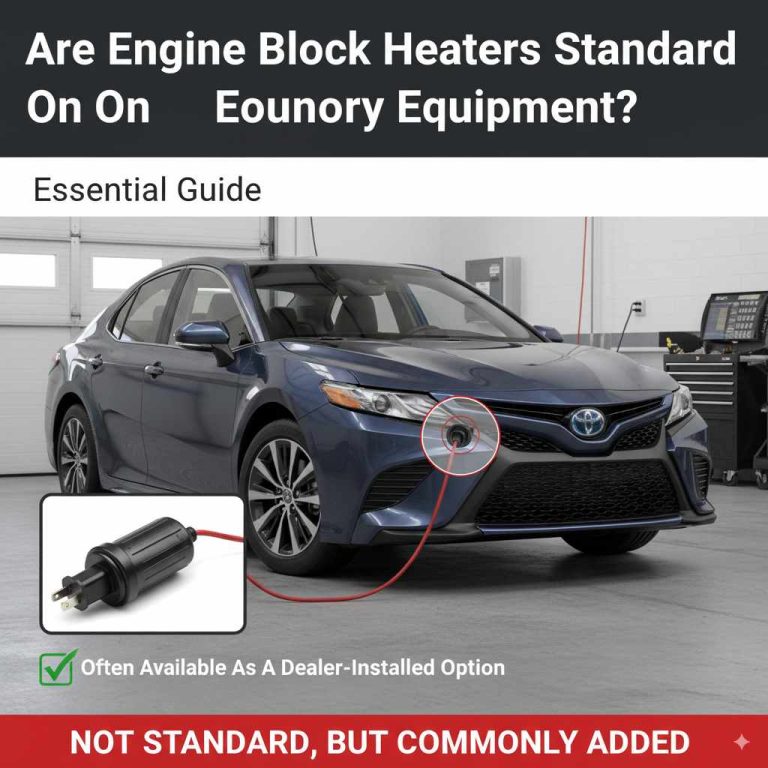 Are Engine Block Heaters Standard On Toyota Camry Equipment? Essential ...