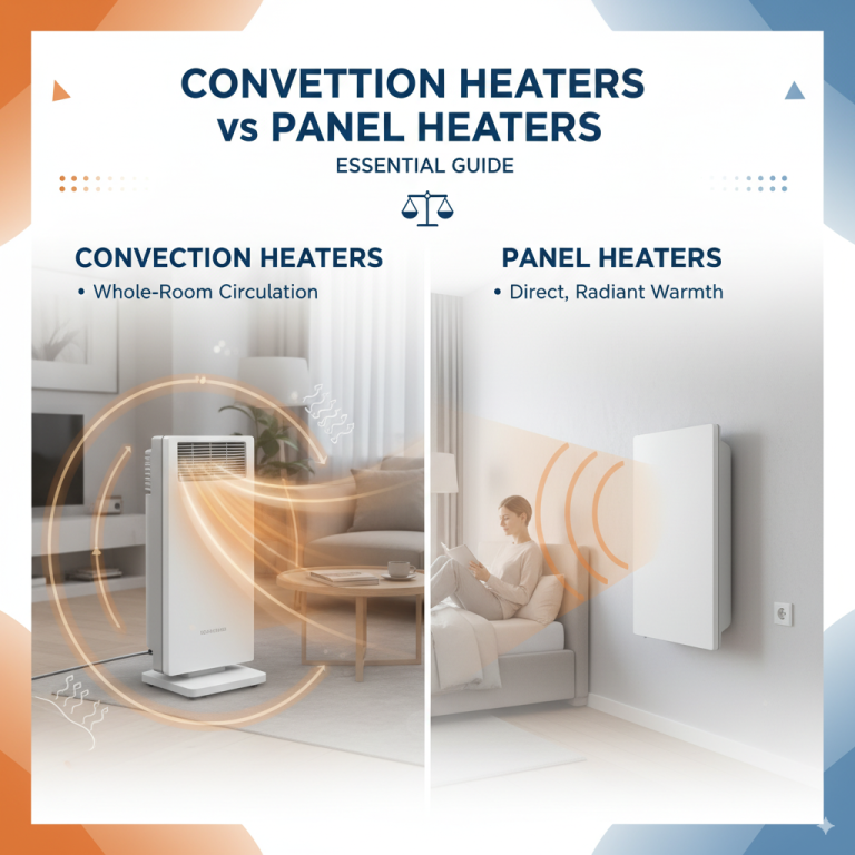 Convection Heaters vs Panel Heaters: Essential Guide