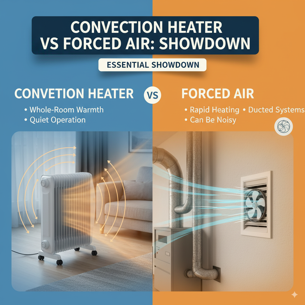 Convection Heater vs Forced Air: Essential Showdown