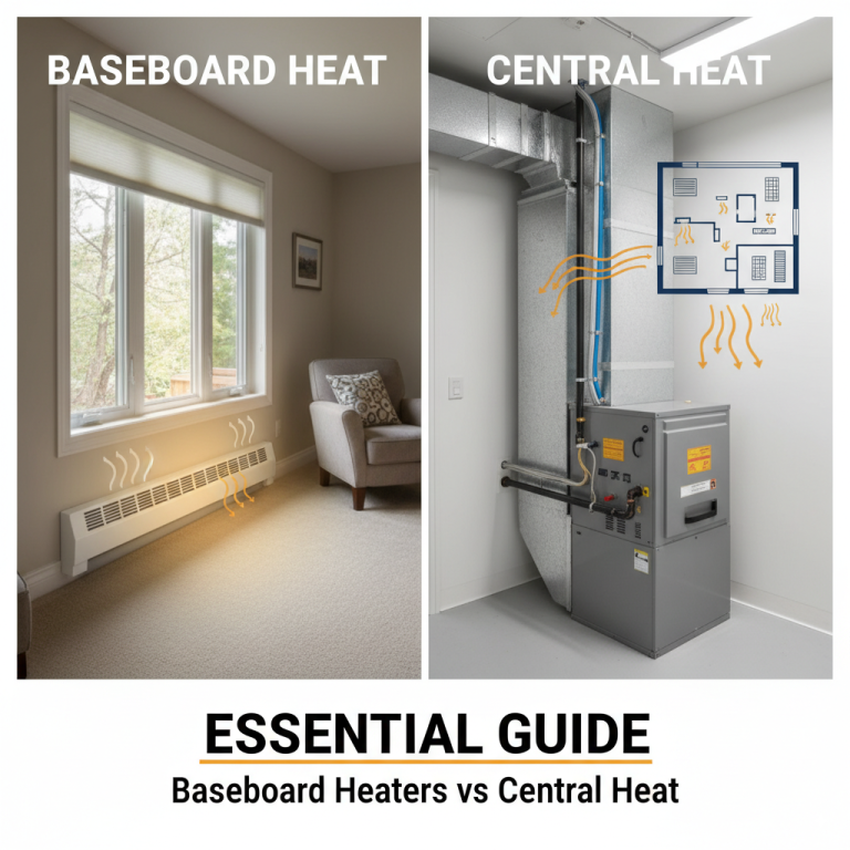 Baseboard Heaters vs Central Heat: Essential Guide