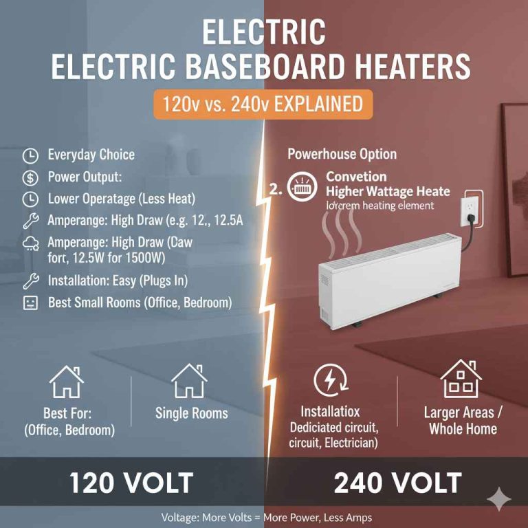 Electric Baseboard Heaters: Essential 120v vs 240v