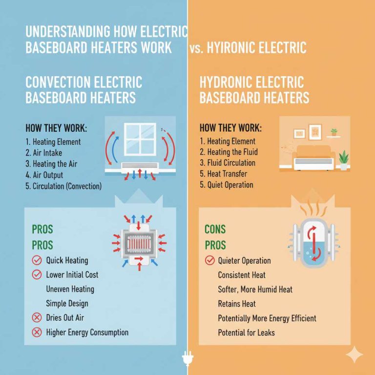 Convection vs. Hydronic Electric Baseboard Heaters: Essential Guide