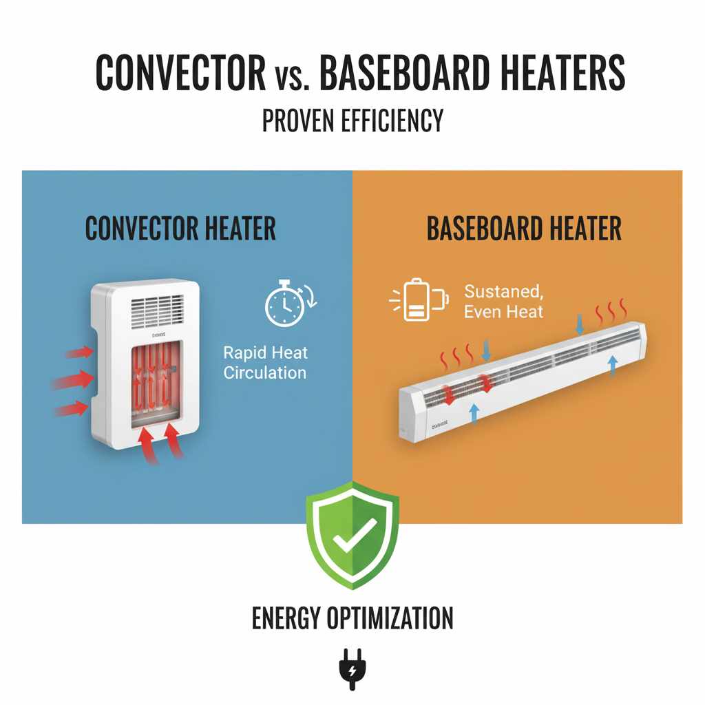 Convector vs Baseboard Heaters: Proven Efficiency