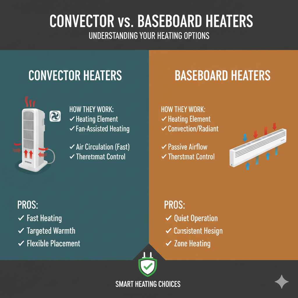 Convector vs Baseboard Heaters: Proven Efficiency
