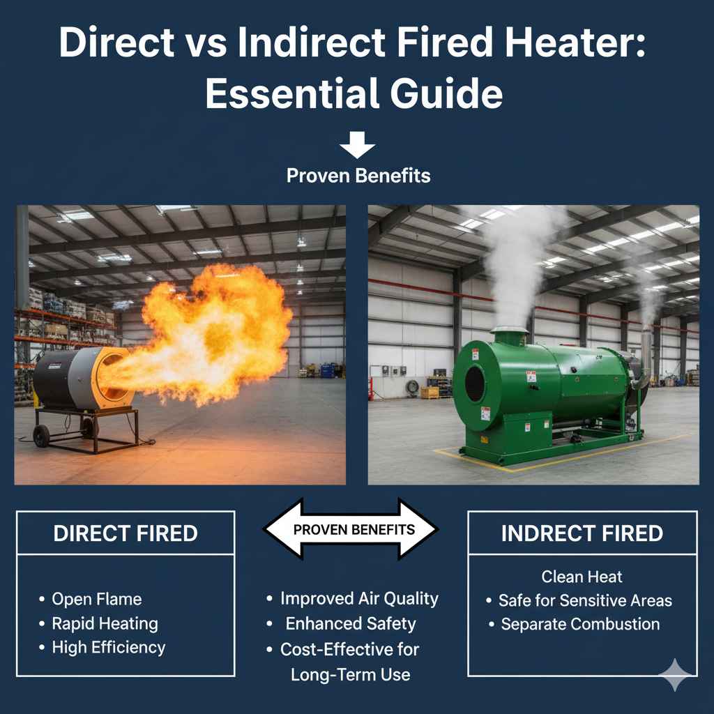 Direct vs Indirect Fired Heater: Essential Guide