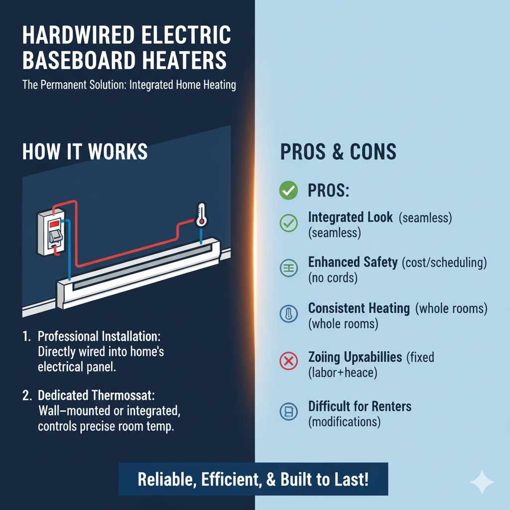 Electric Baseboard Heaters: Proven Hardwired vs Plug-In