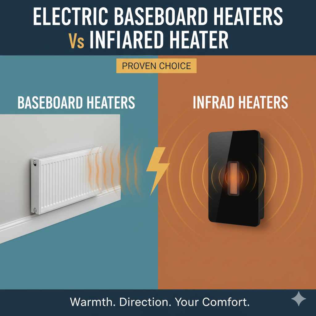 Electric Baseboard Heaters Vs Infrared Heater: Proven Choice