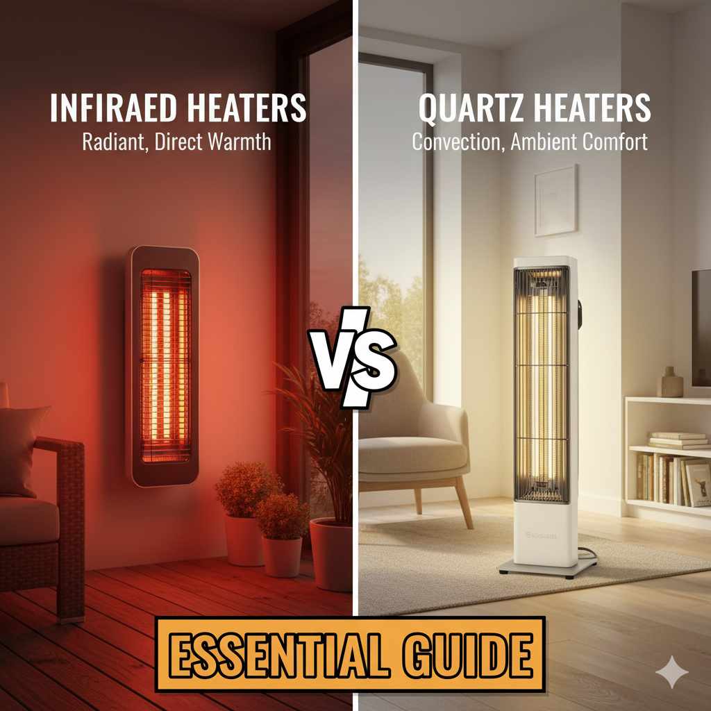 Infrared vs Quartz Heaters: Essential Guide