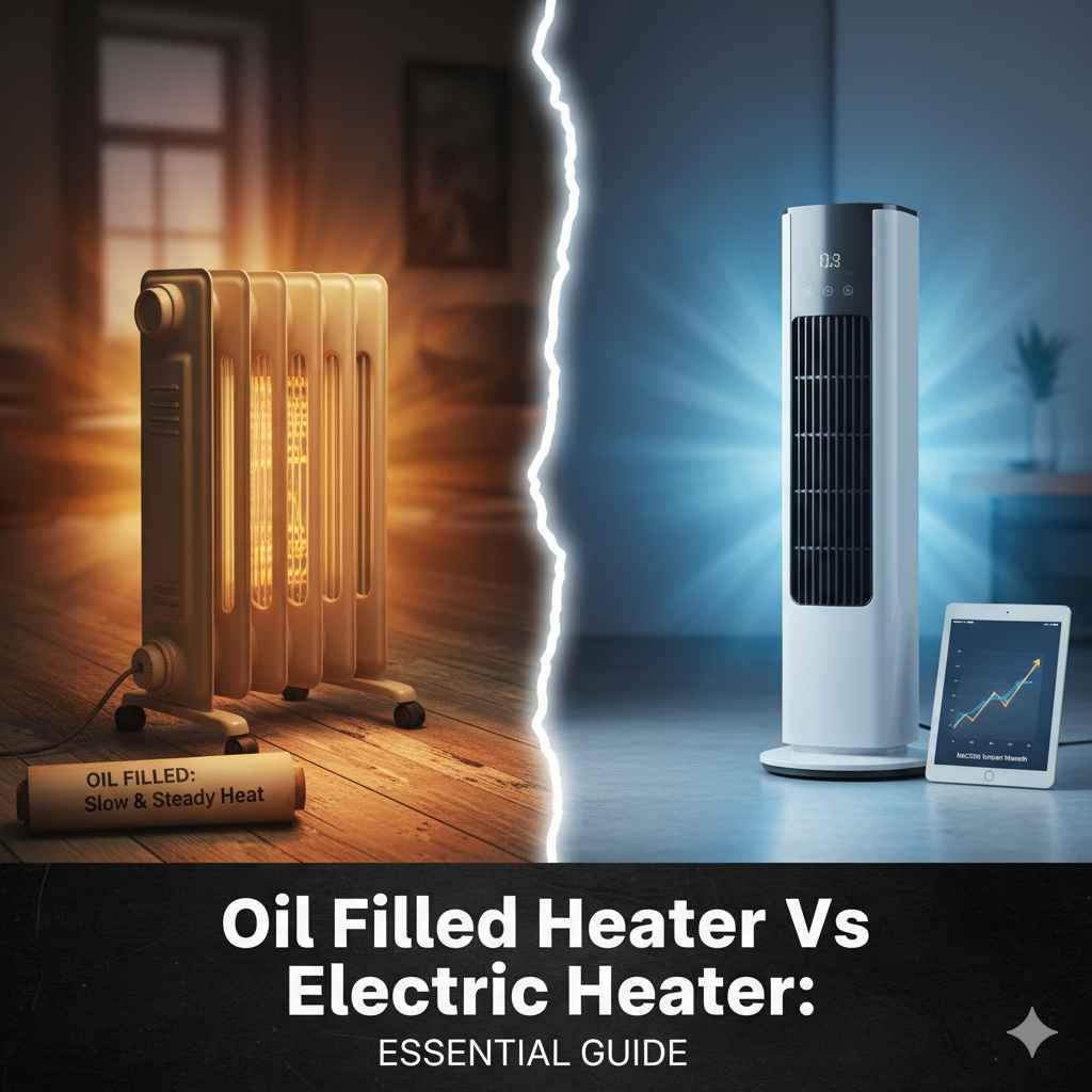 Oil Filled Heater Vs Electric Heater: Essential Guide