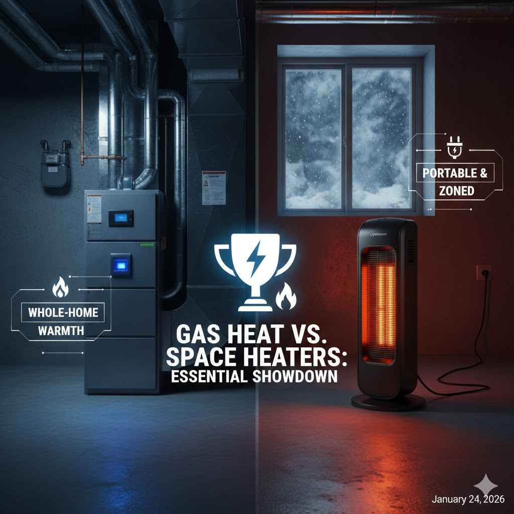 Gas Heat Vs Space Heaters: Essential Showdown