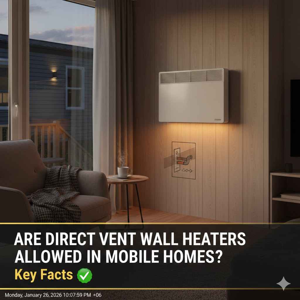 Are Direct Vent Wall Heaters Allowed In Mobile Homes Key